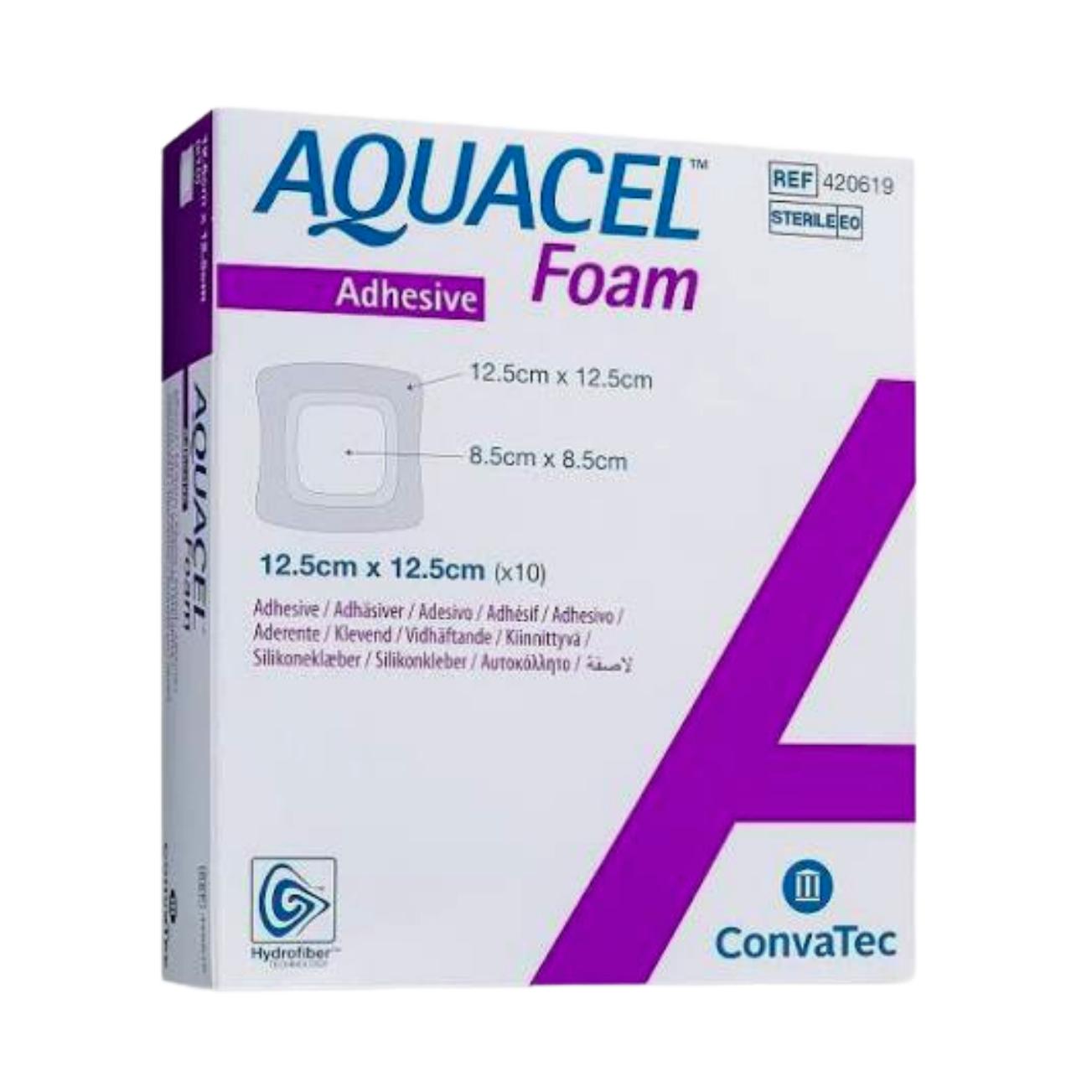 AQUACEL Foam Adhesive Dressing 12.5×12.5 cm Pack of 10 – Al-Jawaher Al ...