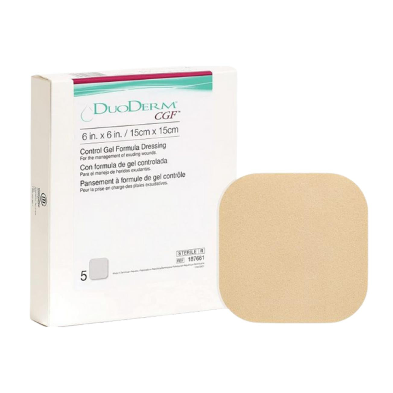 DuoDERM CGF Dressing 15×15 cm Pack of 5 – Al-Jawaher Al Motamyza Pharmacies
