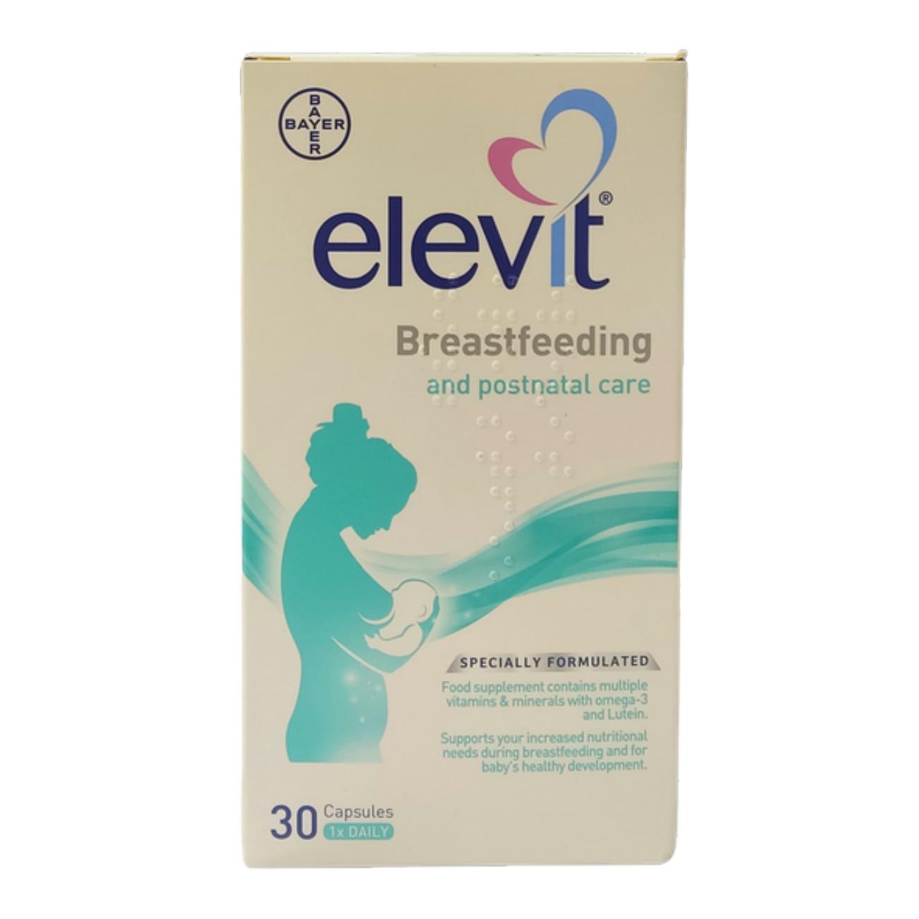 Elevit Breastfeeding & Postnatal 30 Capsules – Al-Jawaher Al Motamyza ...