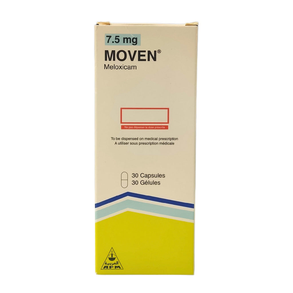 Moven 7.5MG capsule for pain relief 30 Caps – Al-Jawaher Al Motamyza ...