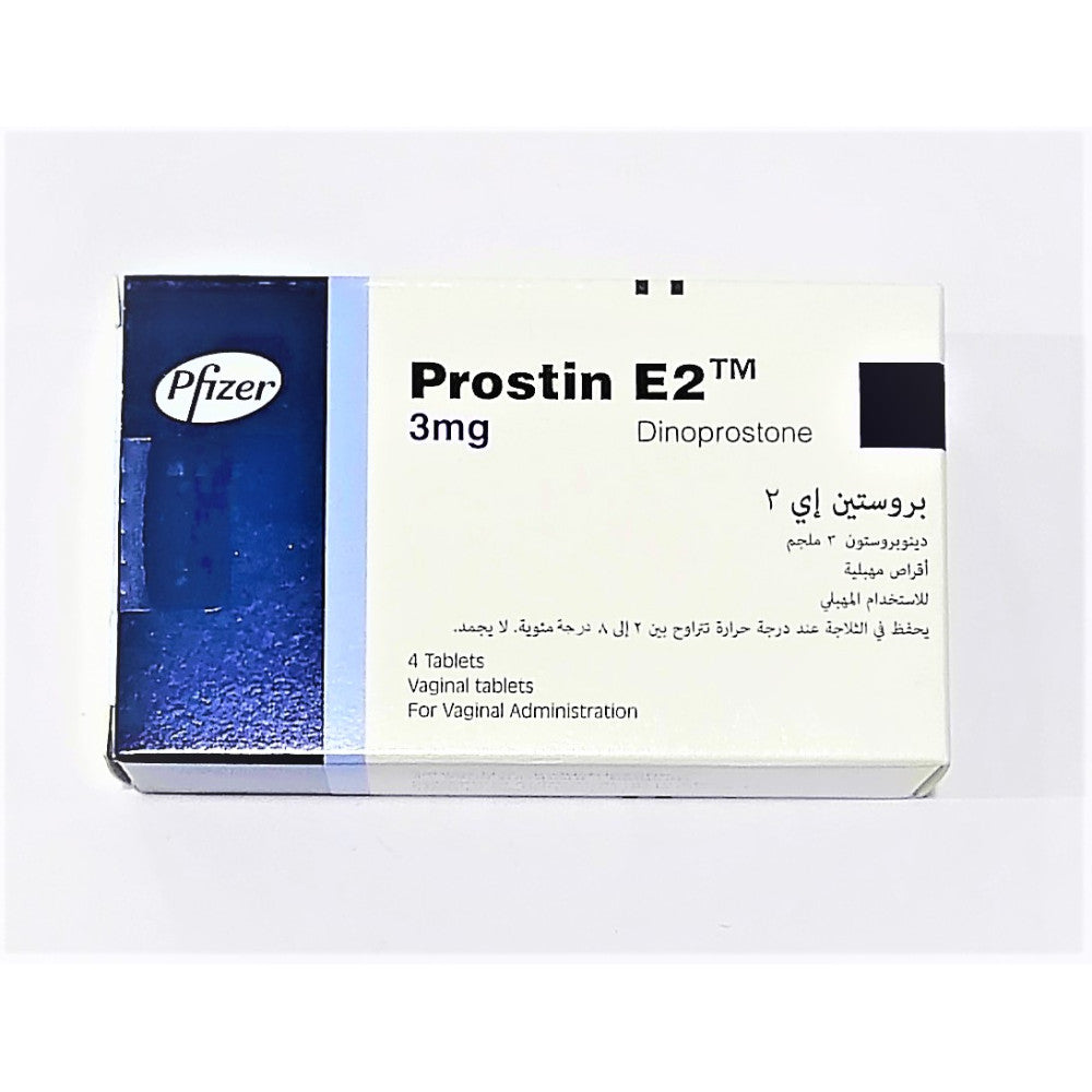 Prostin E2 3mg - 4 Vaginal Tablets| Al-Jawaher al motamyza Pharmacies ...