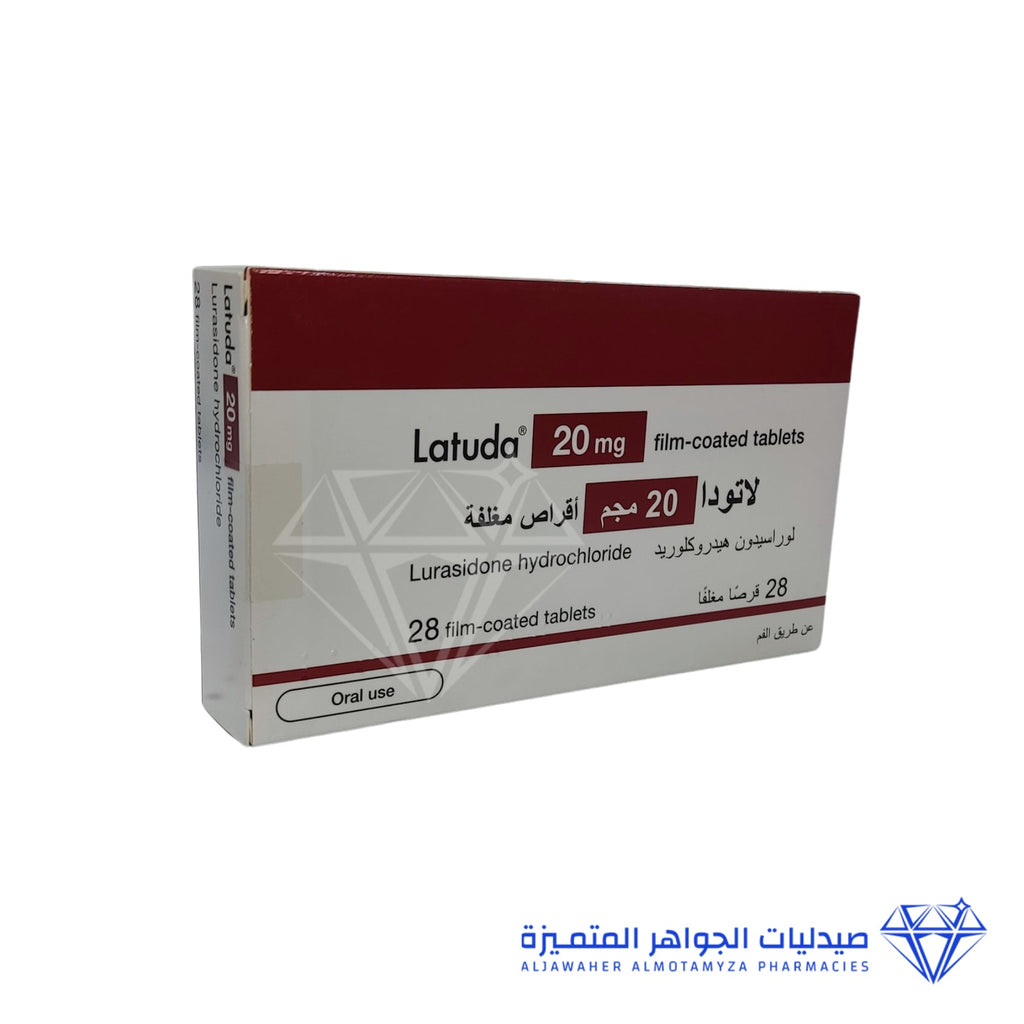 Latuda 20Mg - 28 Tablets| Al-Jawaher al motamyza Pharmacies – Al ...