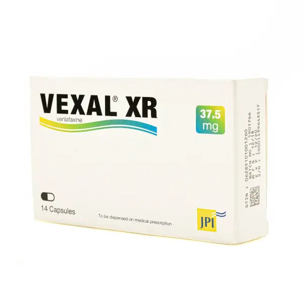 Vexal Xr 37.5 Mg 14 Capsules| Al-Jawaher al motamyza Pharmacies – Al ...